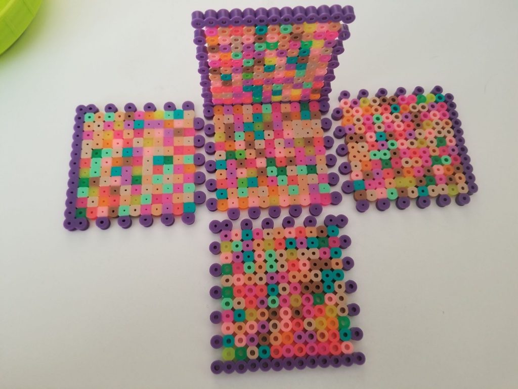 Perler Beads 3D – Cube box – jewelry box – Pixel Art and Perler Bead ...