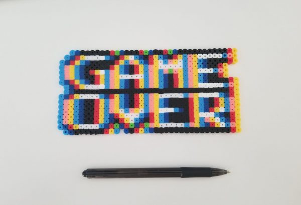 Game Over sign – Pixel Art and Perler Bead Sprites